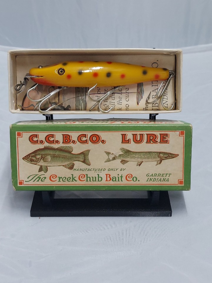 Lure and Box Display Stand For Creek Chub, Heddon , Shakespeare STAND ...