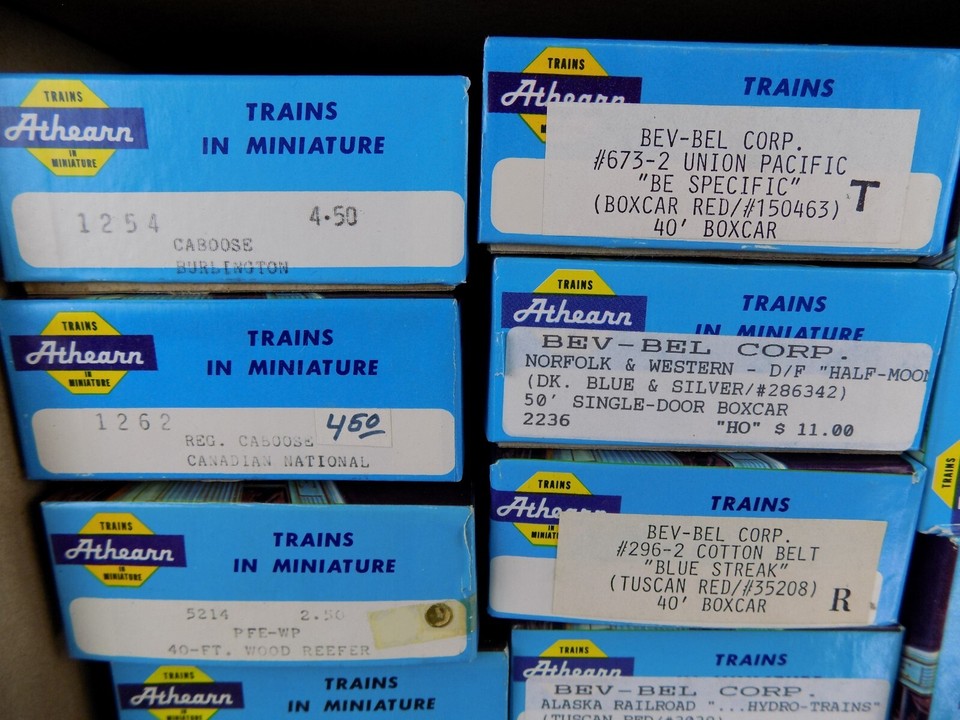 Athearn HO Scale 14 Blue Box Kits Lot #9 | eBay
