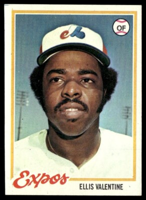 1978 Topps Baseball #185 Ellis Valentine Montreal Expos | eBay
