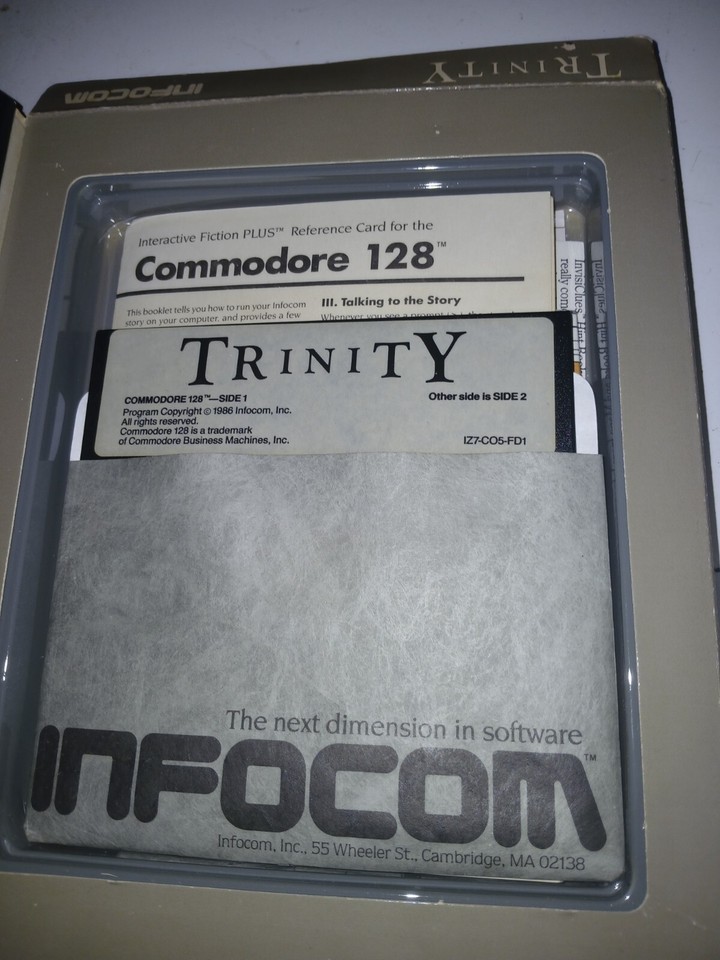 Trinity Interactive Game - Infocom - Commodore 128 | eBay