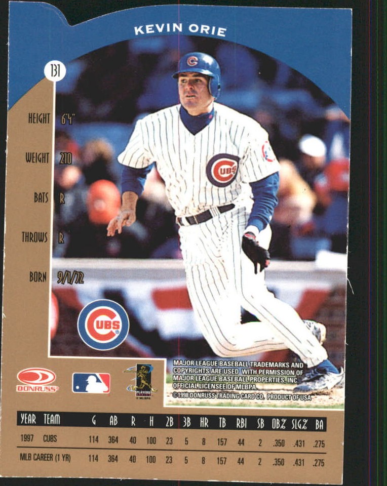1998 Donruss Preferred Seating #131 Kevin Orie GS - NM-MT | eBay