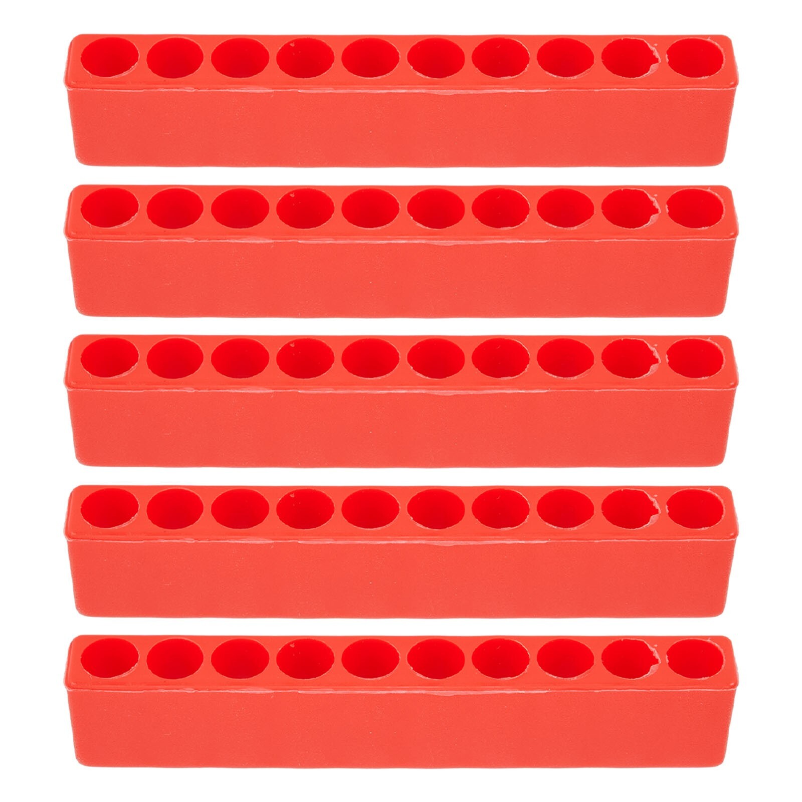 Keep Your Workspace Tidy with 10 Hole Screwdriver Bit Holder Pack of 5 ...