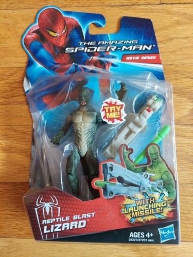 Amazing Spider-Man Movie Reptile Blast Lizard 3.75" Action Figure Movie ...