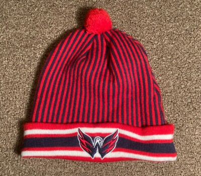 Washington Capitals Boys Knit Pom Pom Beanie Size 8-20 Red NHL | eBay