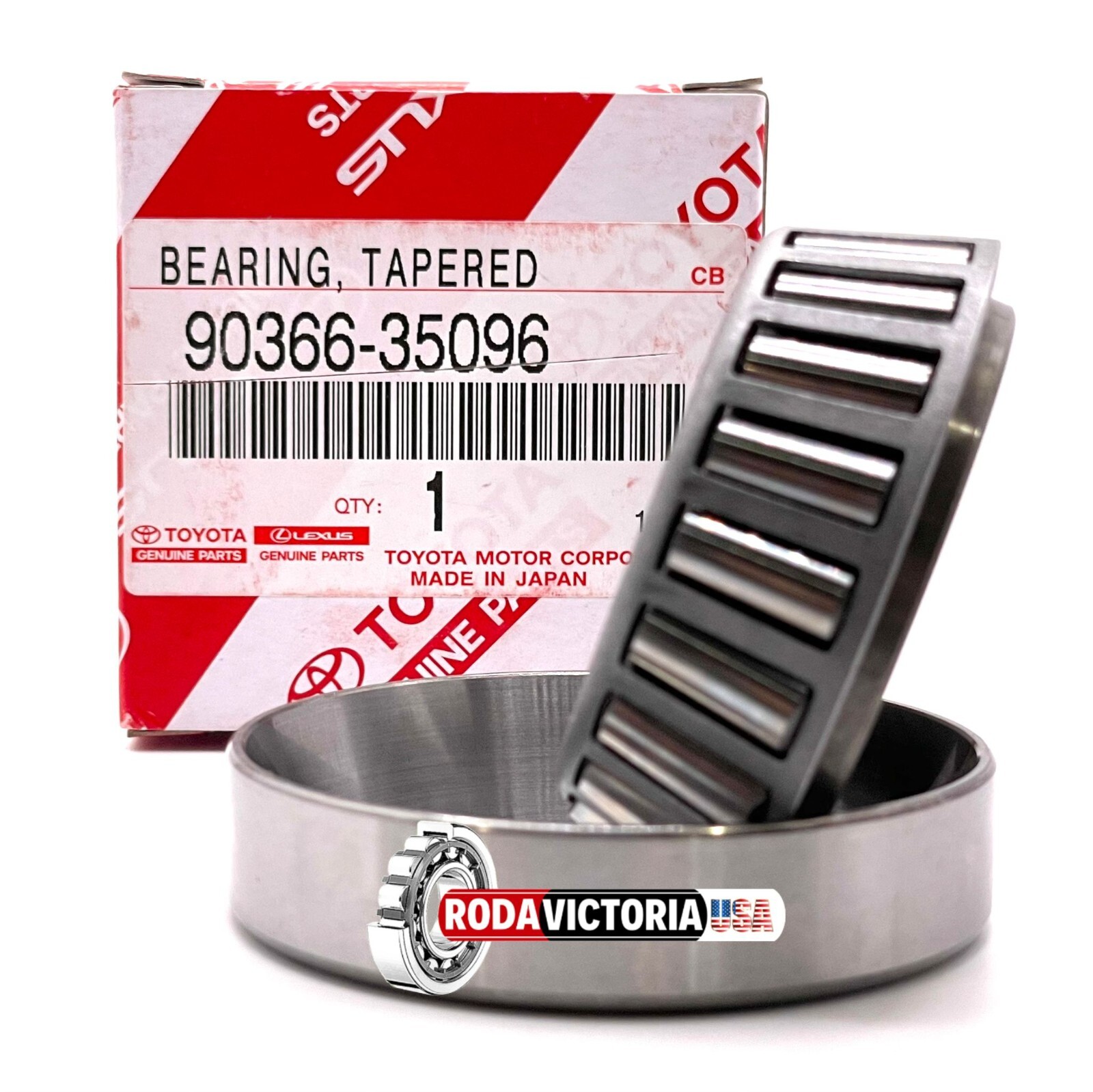 NACHI JAPAN 35KC62 TRANSFER PINION BEARING TOYOTA 9036635096 90366 ...