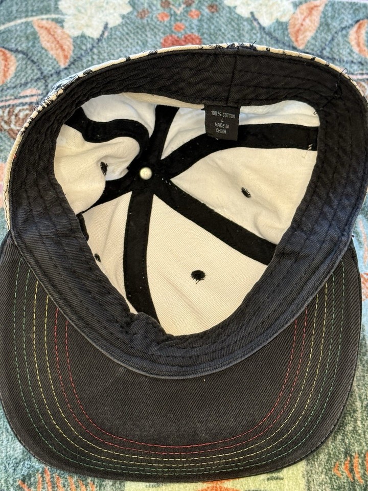 Vintage Bob Marley Cap Hat Size L Unisex Rasta Text One Love | eBay
