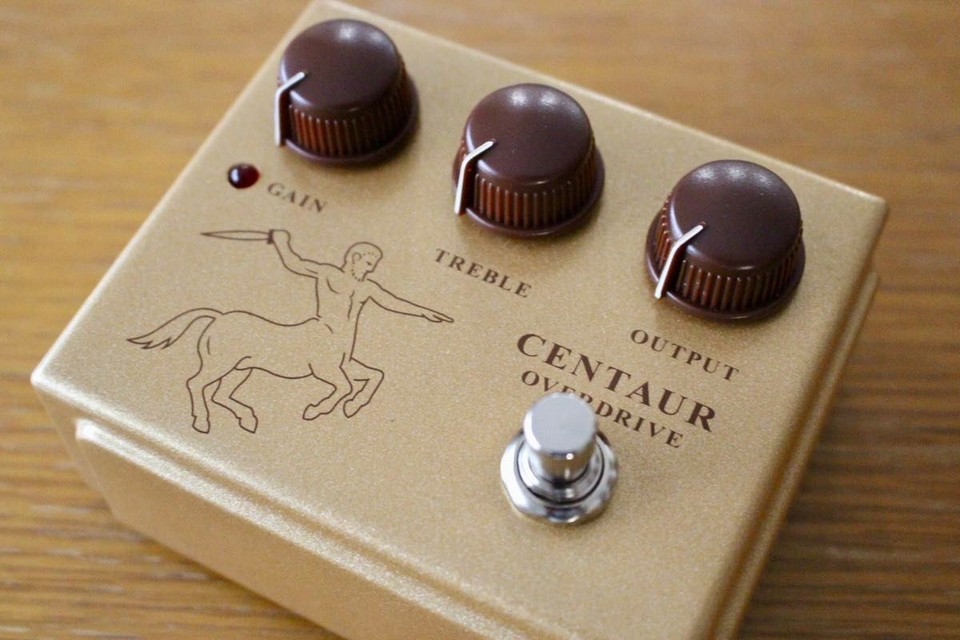 Behringer Centaur Overdrive Gold Klon Clone Guitar Pedal Rare First ...