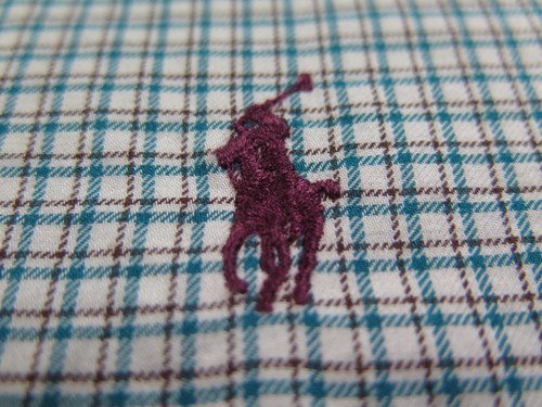 Recent Ralph Lauren Men Pure Cotton Green White Checks Polo Pony Casual ...