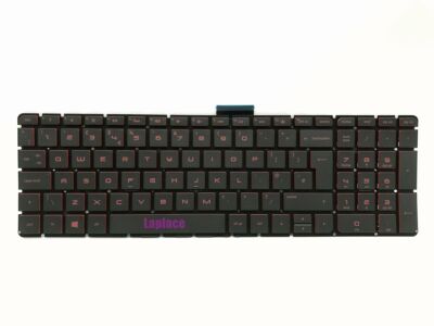 UK Red backlit keyboard for HP Pavilion Star Wars Edition 15-an001na 15 ...