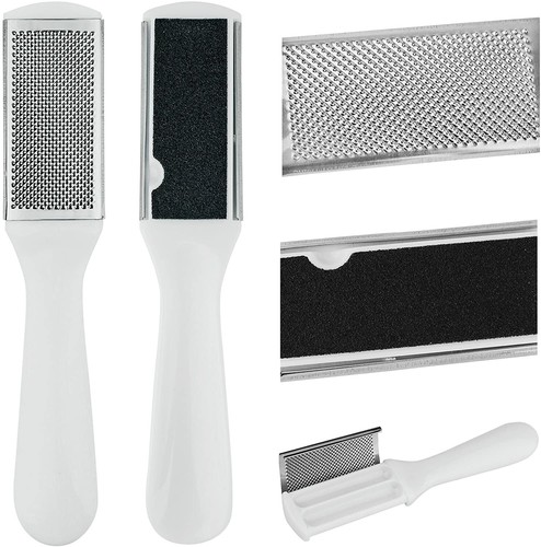 Foot Rasp File Callus Remover Scrubber Hard Dead Rough Skin Dual Sided ...