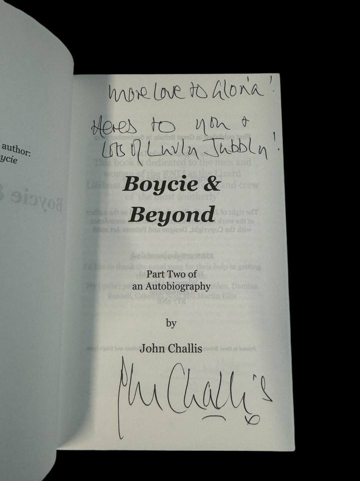 Boycie & Beyond- HAND SIGNED John Challis PB Book | eBay UK