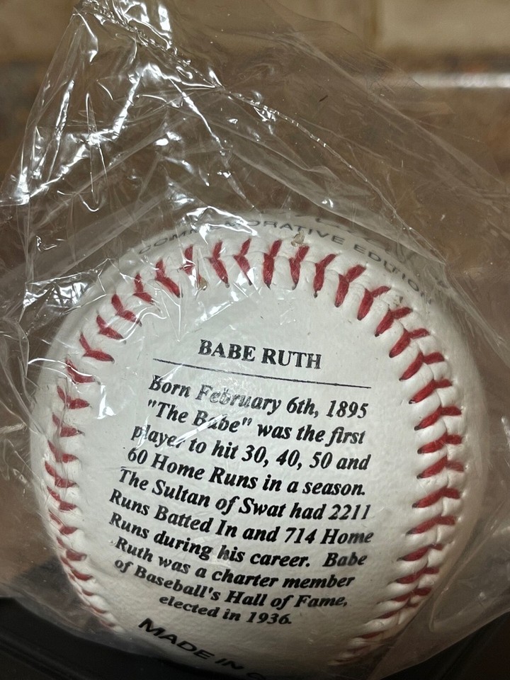 NEW YORK YANKEES BASEBALL 100TH ANNIVERSARY BABE RUTH COMMEMORATIVE ...