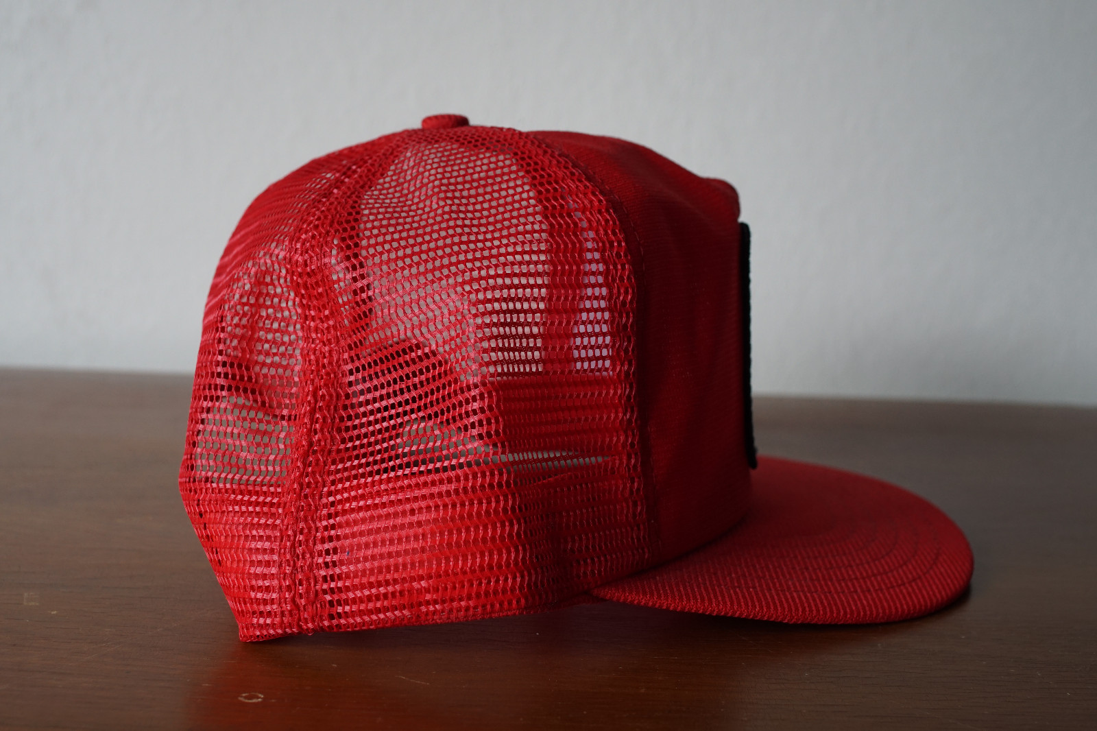 Vintage Safety Kleen Embroidered Patch Red Mesh Snap … - Gem