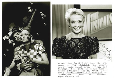 “The Sound of Music” Jane Powell Hand Signed 10X8 B&W Photo | eBay