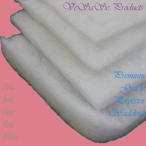 Wadding Polyester Quilting Batting Upholstery Padding 60" 2oz 4oz 6oz ...