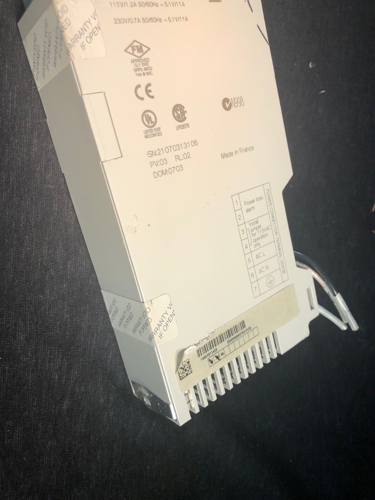 SCHNEIDER 140CPS11420 TSX QUANTUM AC PS 115/230V 11A SUMM | eBay