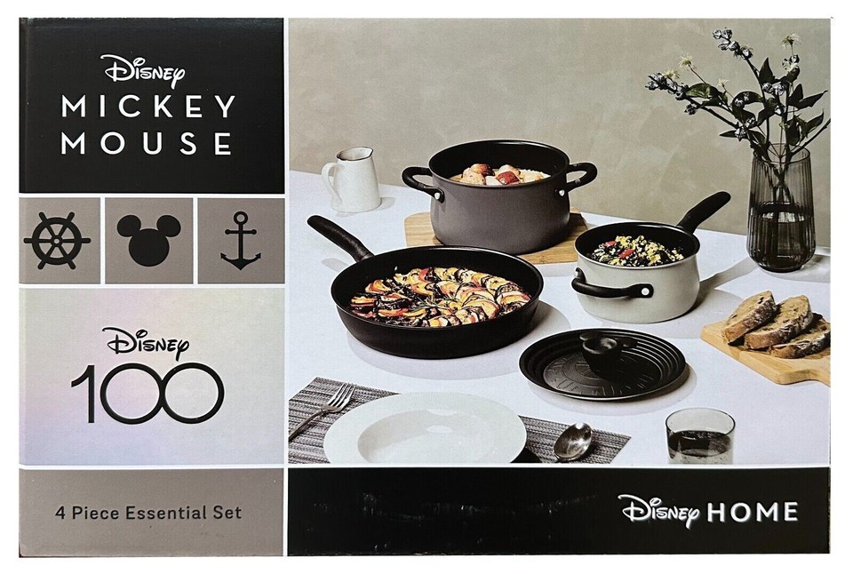 Disney 100 4-Piece Limited Edition Nonstick Cookware Set | eBay