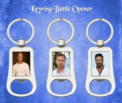 BOTTLE OPENER KEYRING ACTORS TOM CRUISE CILLIAN MURPHY RYAN GOSLING ...