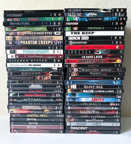 58 HORROR Movies DVD Lot Rosemary’s Baby & More | eBay