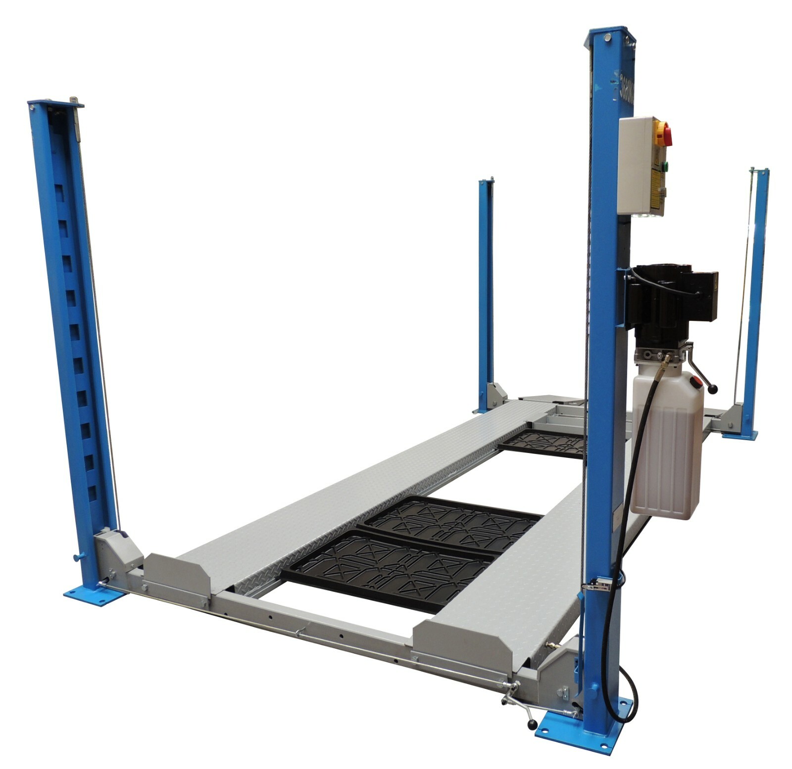 4 POST CAR LIFT / VEHICLE RAMP / PARKING LIFT / WITH MOBILE WHEEL KIT 3 ...