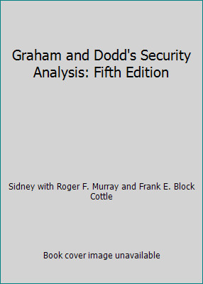 Graham and Dodd's Security Analysis by Graham, Benjamin | eBay