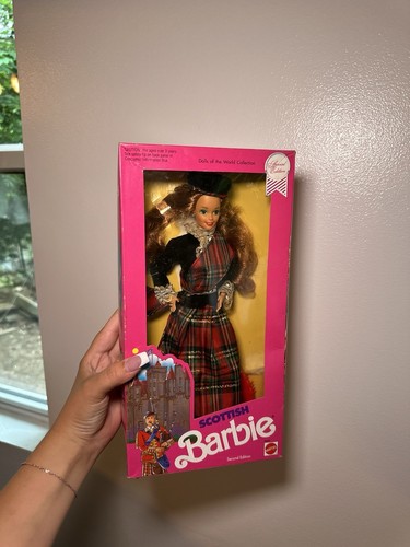 Scottish Barbie 1990 Barbie Dolls Of The World Collection Mattel New In ...