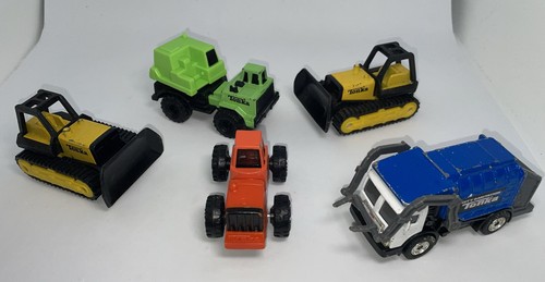5 Vintage Tonka Demolition Truck Mini 3”Bulldozer. 1994/ Garbage Trucks ...