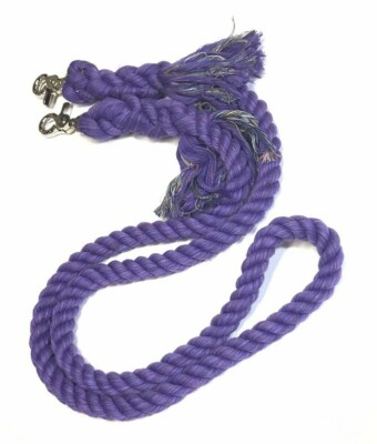 horse rein Cotton Rope Reins Purple 1/2” Soft Cotton | eBay