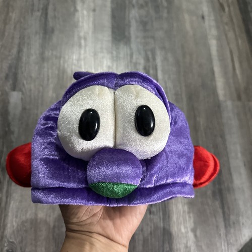 Veggie Tales Larry Boy Cucumber Plush Hat Costume Dress Up Hat Mask ...