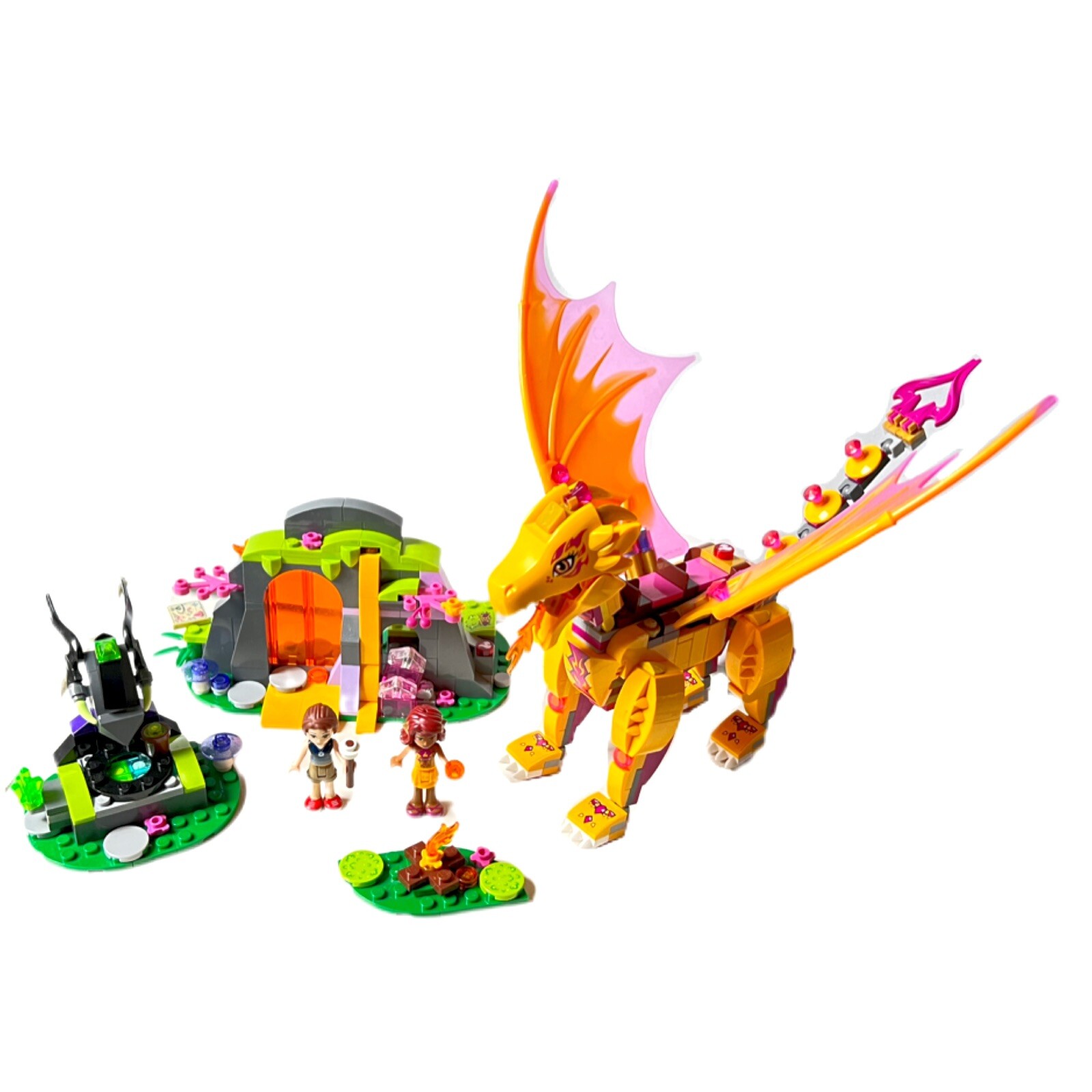 Lego 41175 Elves Fire Dragons Lava Cave Nearly Complete 2016 Retired | eBay