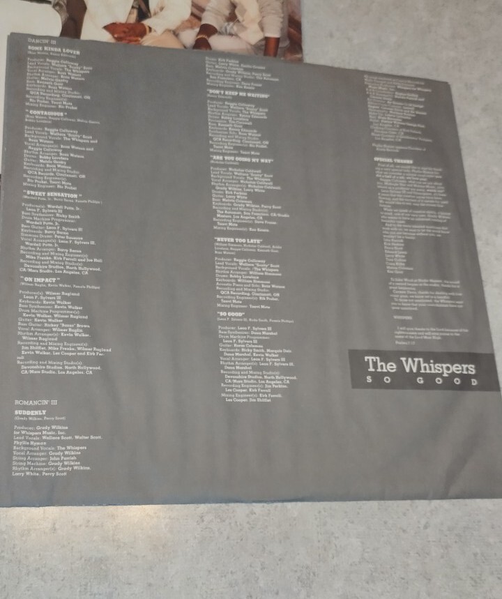 The Whispers So Good LP Vinyl Record Album | eBay
