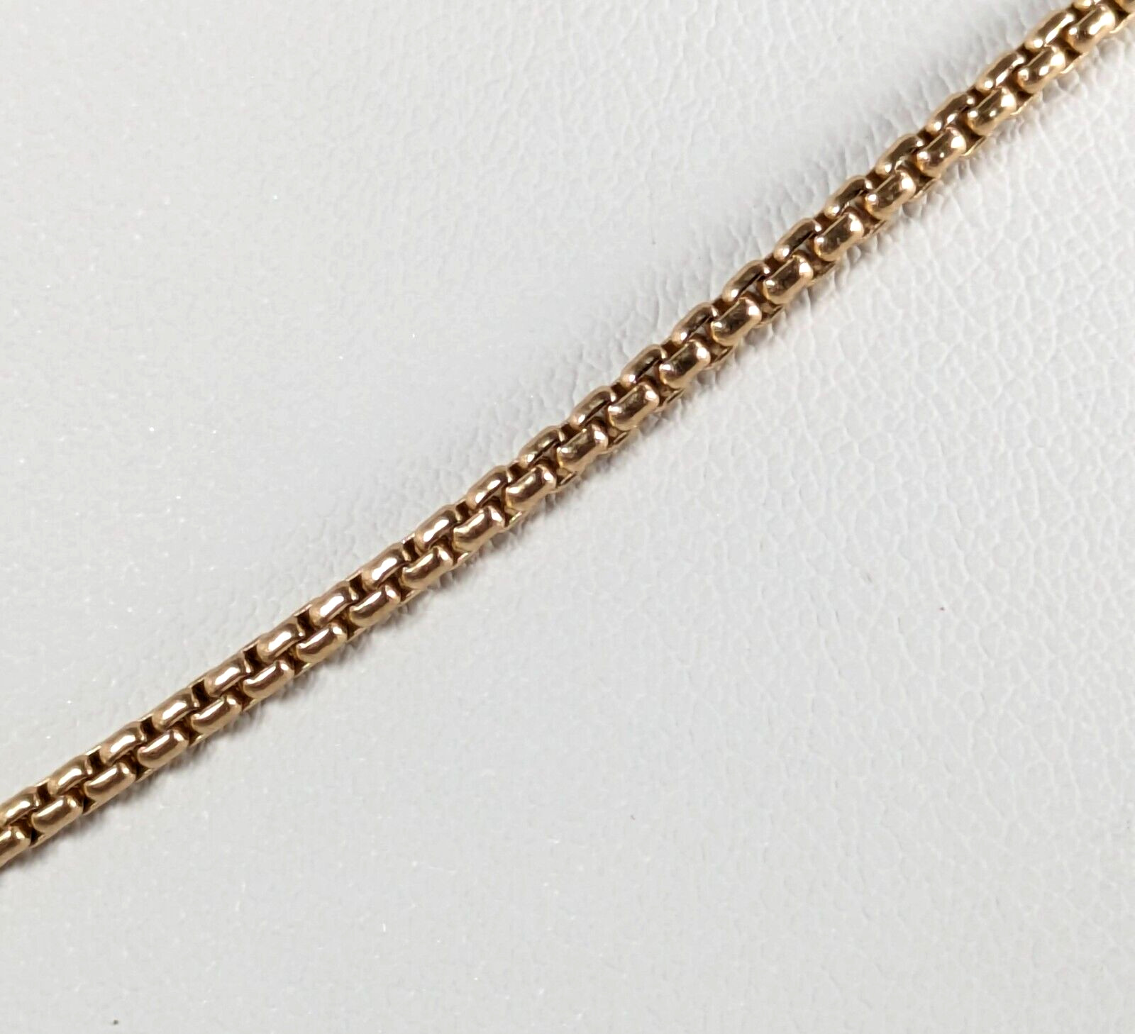 14K Gold Venetian Rounded Box Chain, 20" - Gem