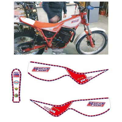 Set Graphic Stickers for Fantic Motor Trial 240 Factory Decals ...