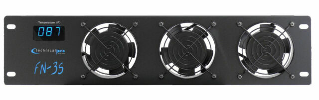Technical Pro FN3S 2.5U Rack-Mountable Triple Fan Cooling Unit for sale ...