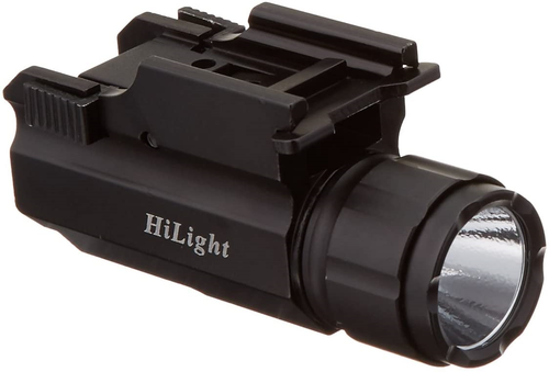 Aimkon HiLight P10S 500 Lumen Pistol LED Strobe Flashlight w/ Weaver ...