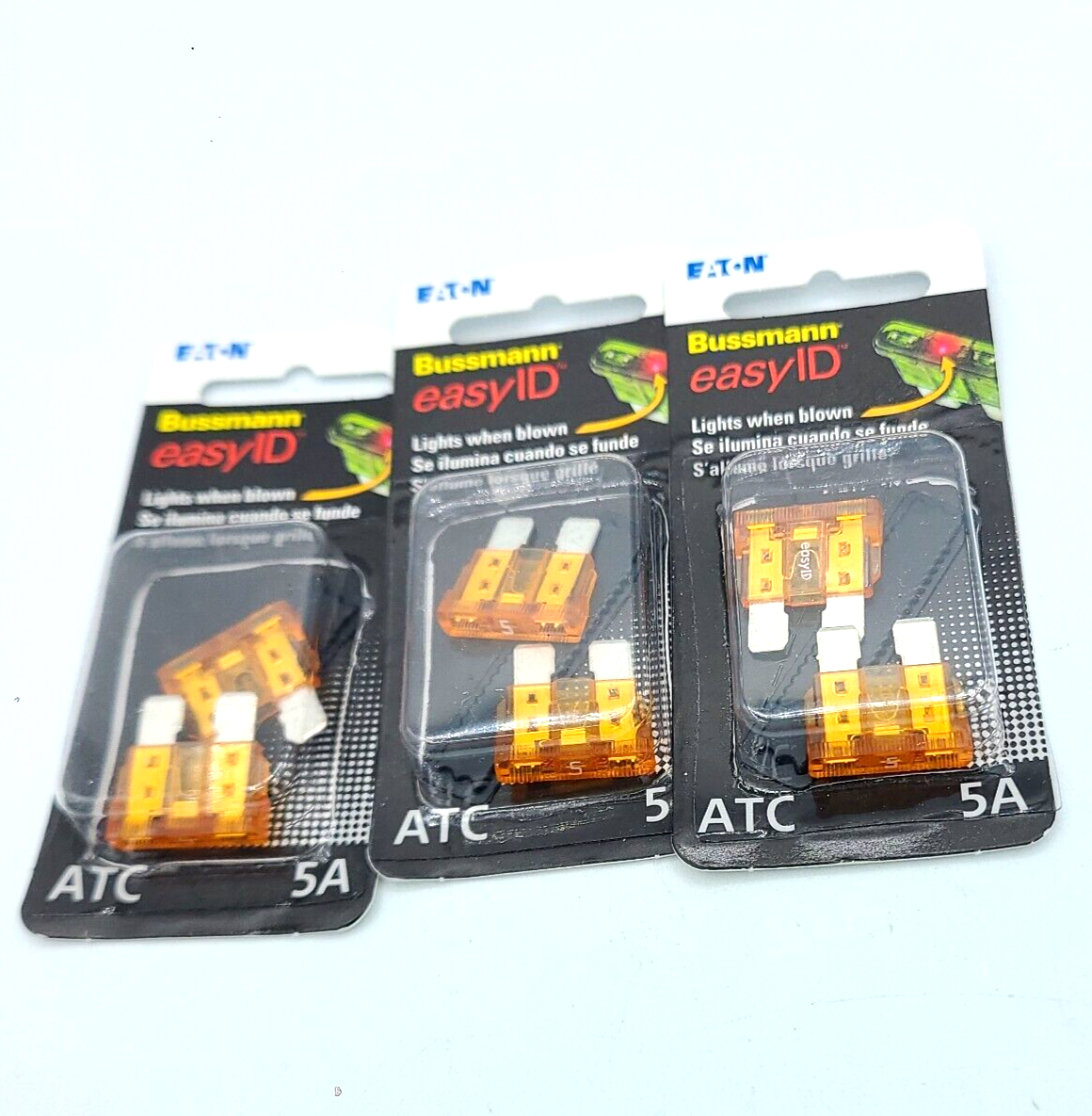 Eaton Bussmann Bp/atc-5id 5a Fast Acting Blade Plastic Fuse 32vdc 2pk ...
