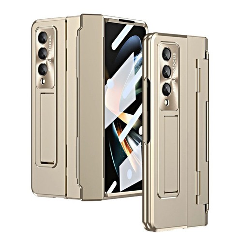 Screen Protector Stand Hinge Armor Hard Case For Samsung Galaxy Z Fold ...