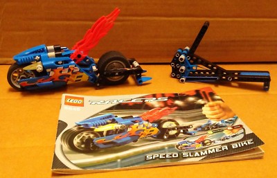 LEGO 8646 * SPEED SLAMMER BIKE MOTORCYCLE * POWER RACERS * COMPLETE w ...