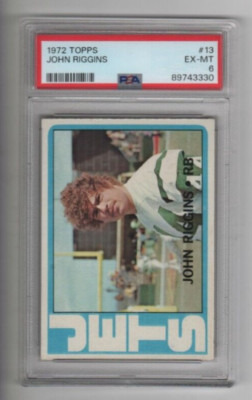 1972 Topps John Riggins Rookie card #326 PSA 6 New York Jets | eBay