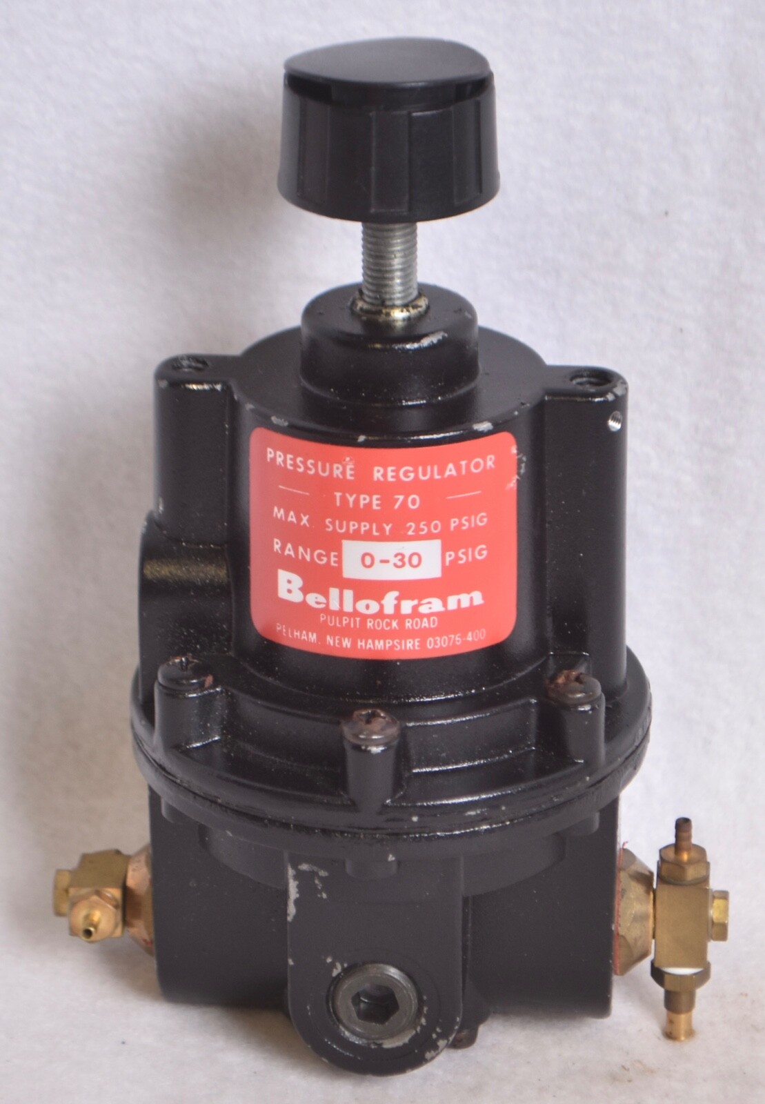 Bellofram Type 70 Max 250 PSIG Range 0-30 PSIG Pressure Regulator | eBay
