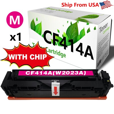 1-Pack of Magenta CF414A Toner Cartridge 414A for Pro MFP M479fdn ...