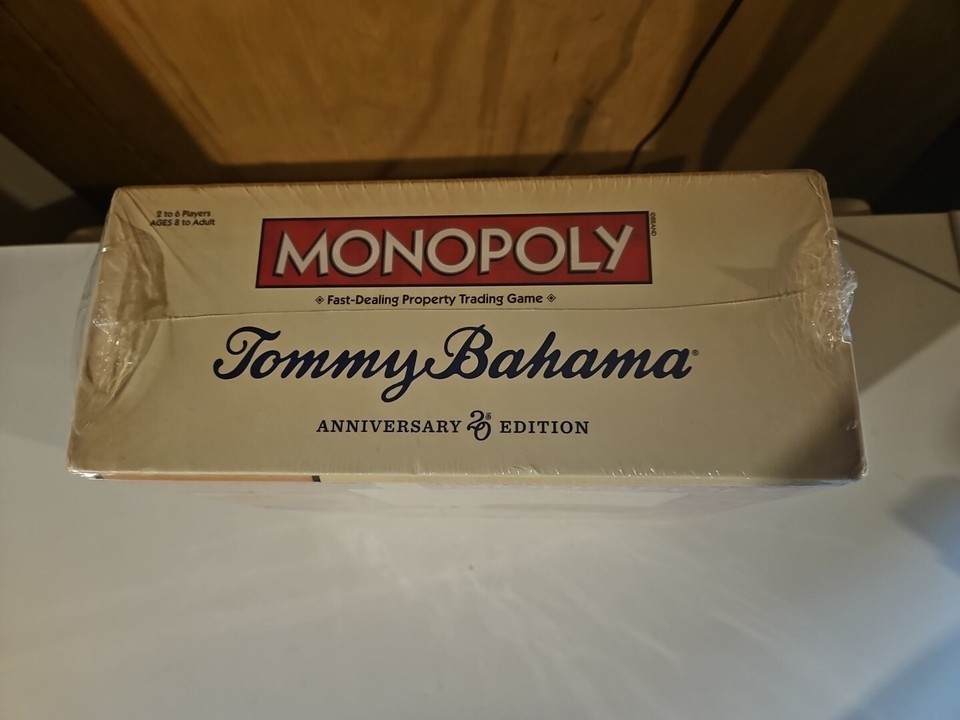 Tommy Bahama 20th Anniversary Edition Monopoly WoodGame BRAND NEW ...