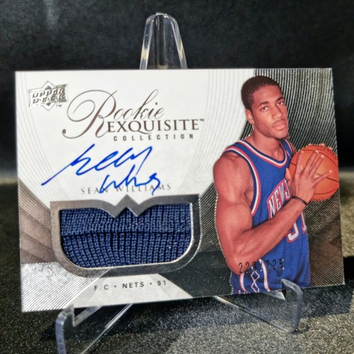 Sean Williams 2007 Upper Deck EXQUISITE #/225 Rookie Patch Autograph ...