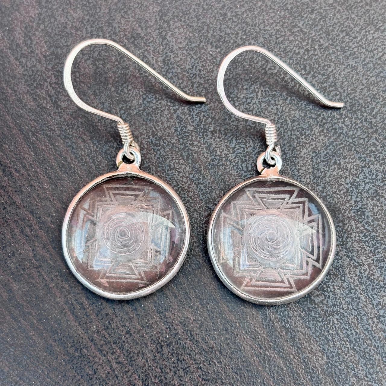crystal quartz earrings : 925 sterling silver jewelry , unique jewelry ...
