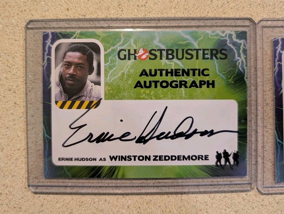 2016 Cryptozoic Ghostbusters Trading Cards Auto Ernie Hudson Annie ...