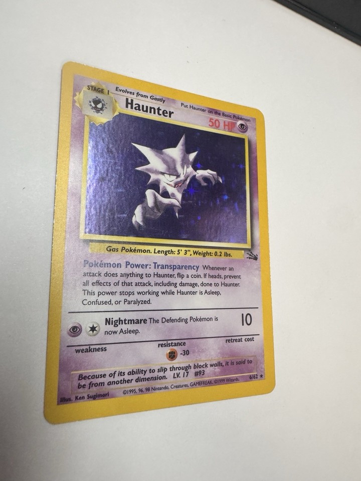 Pokémon TCG Haunter Fossil 6/62 Holo Unlimited Rare | eBay