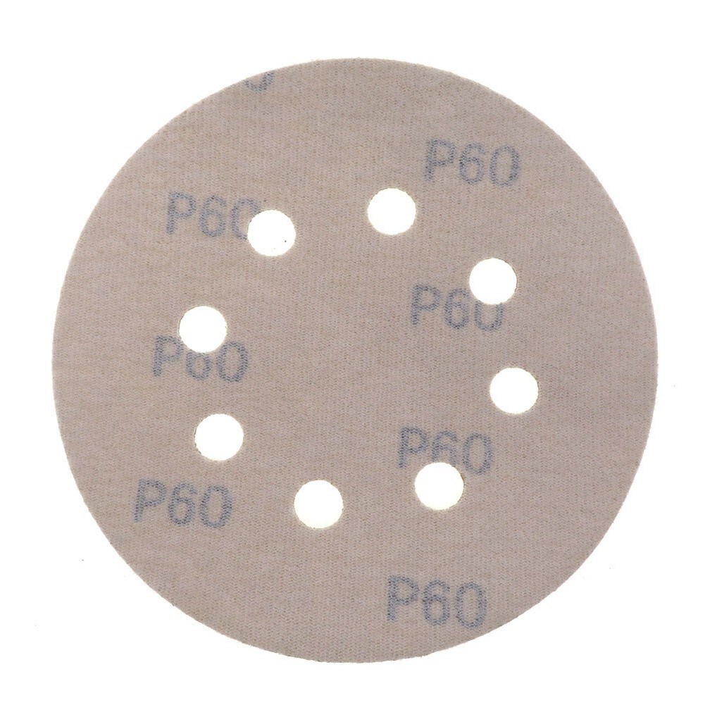 Yellow Sanding Disc with 8 Holes 5 Inch 10Pcs for Optimal Surface ...