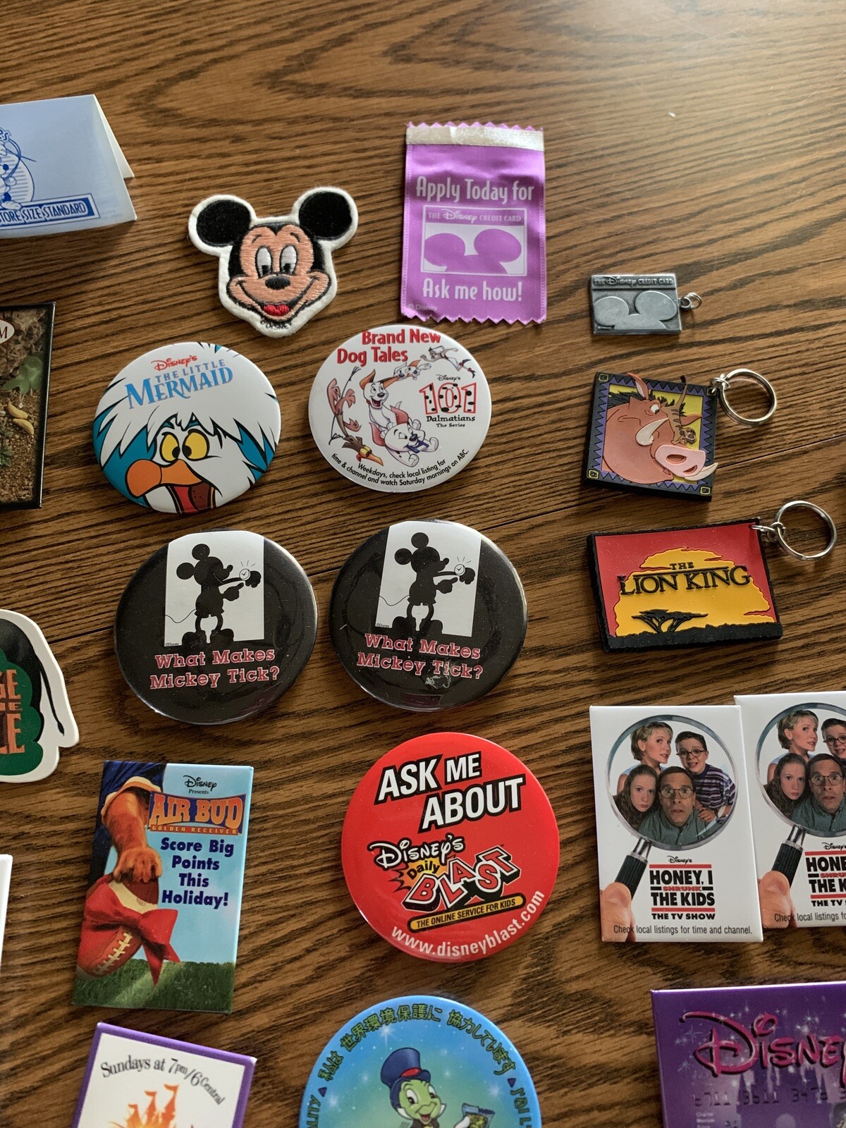 Lot of 50 Disney Store Cast Member Exclusive Pins Buttons Key Chains ...