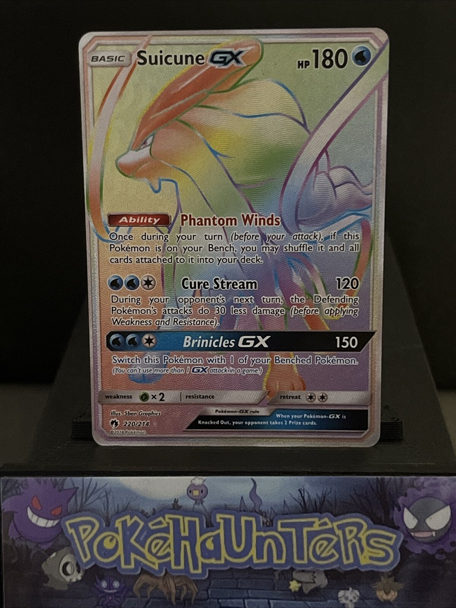 Pokemon Suicune Gx Lost Thunder Suicune GX 60 PSA 10 Values MAVIN