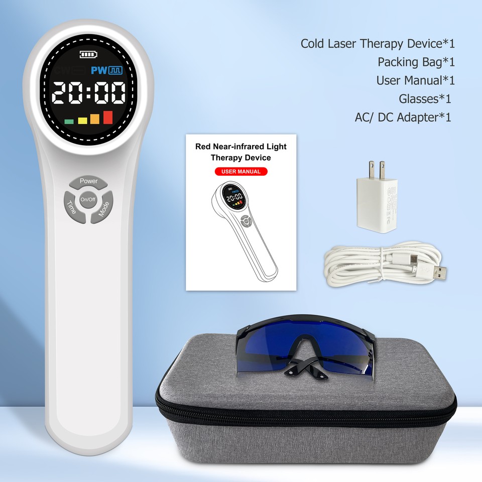 Handheld 1760mW Class IV Cold Laser Therapy Device for Neuropathy Pain ...